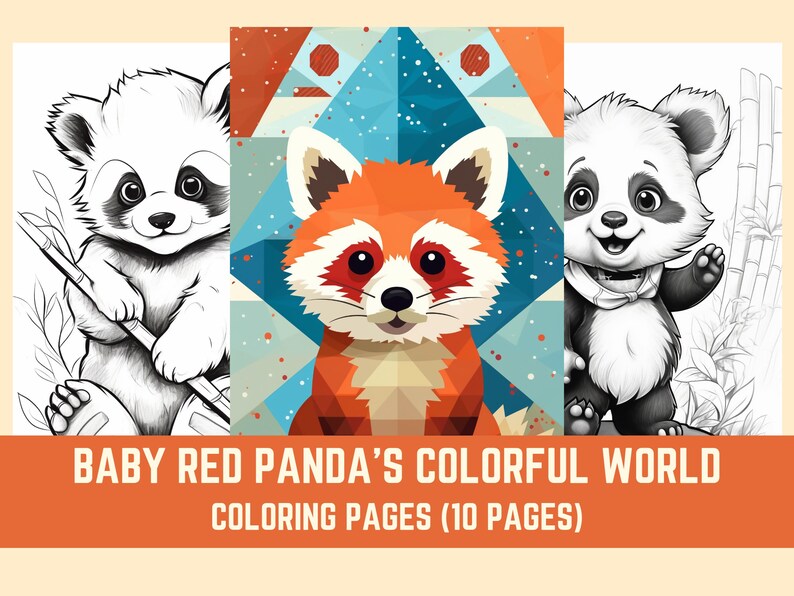 Red Panda Coloring Pages for Kids Get Your Kids Excited About Colors ...