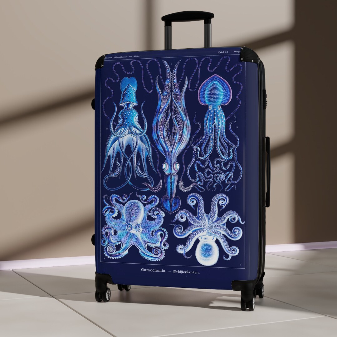 Octopus Suitcase Gamochonia Goth UV Art Mermaidcore - Etsy