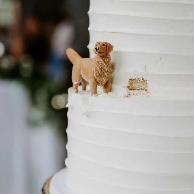 Custom Pet Wedding Cake Topper, Dog Wedding Cake Topper, Pet Birthday ...