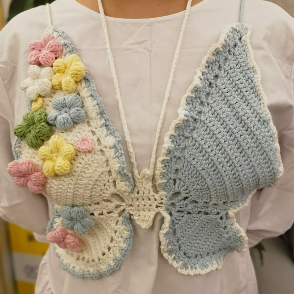 Crochet Butterfly Top - Etsy