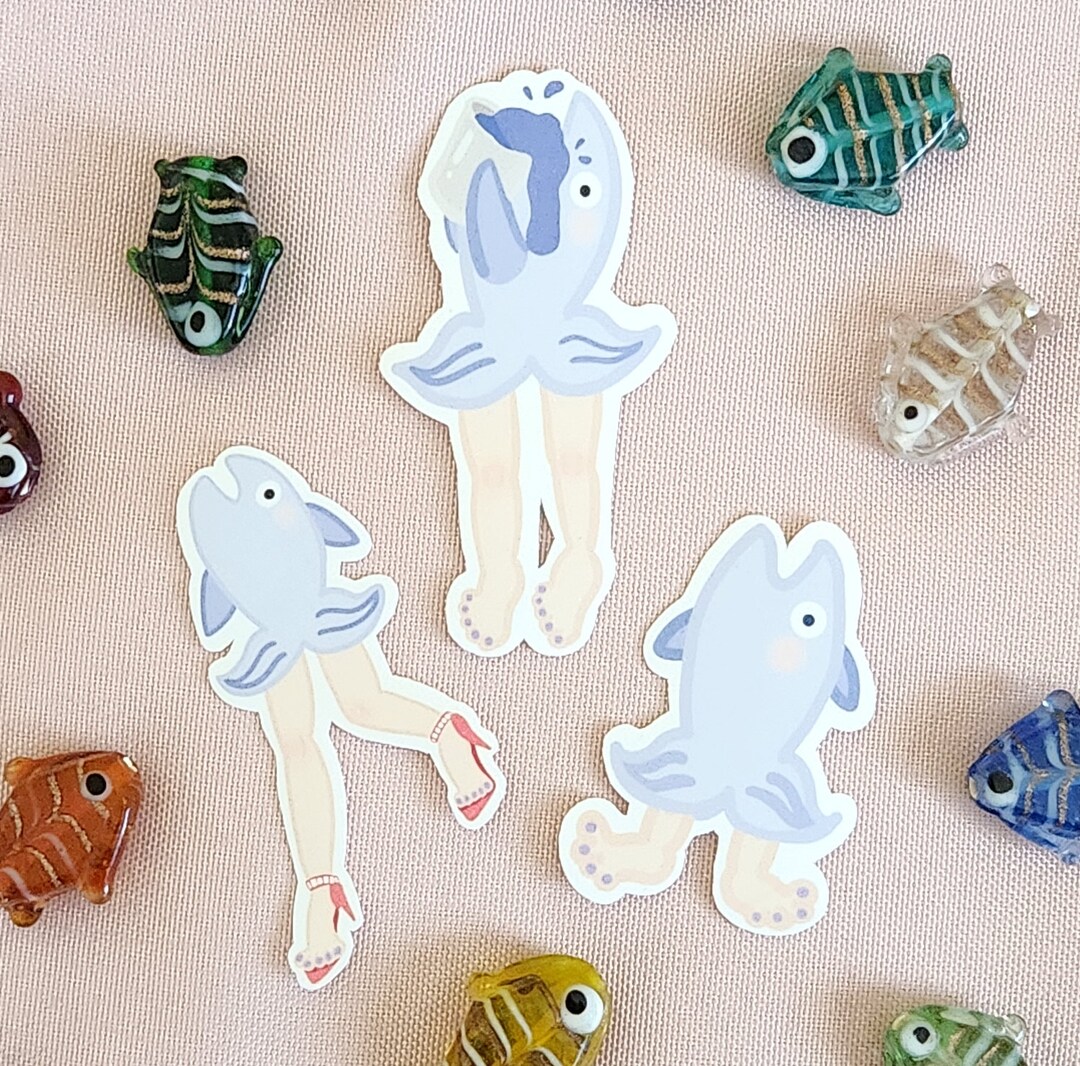 Fish Legs Sticker Bundle - Etsy