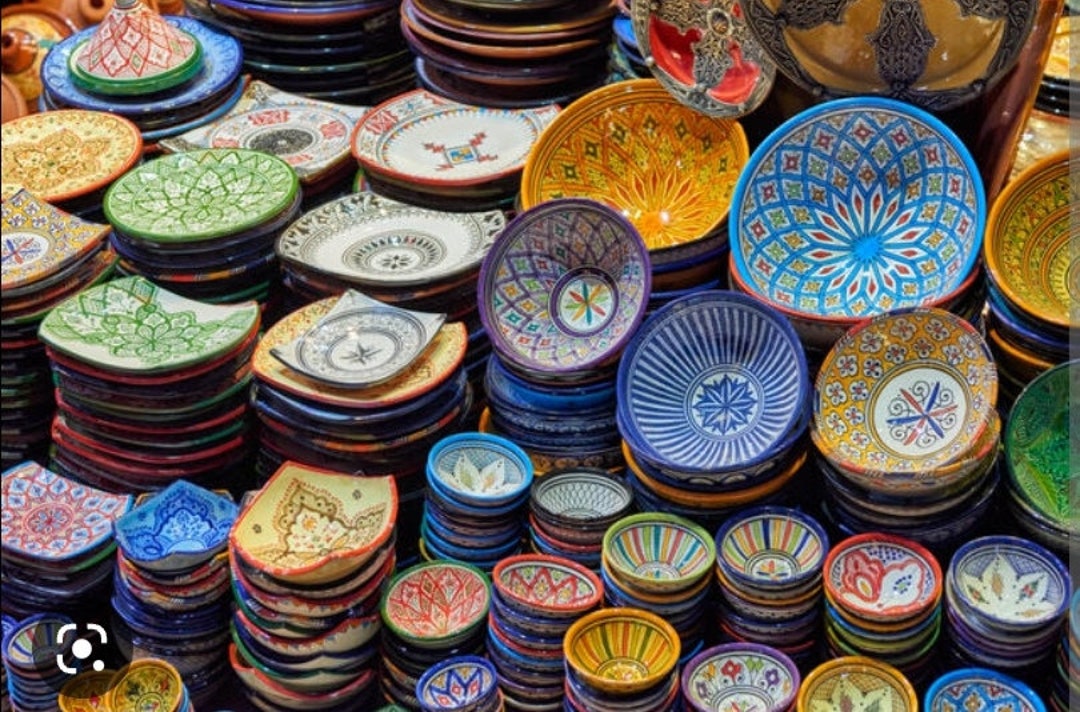 100% Handmade Clay Moroccan Pots - Etsy