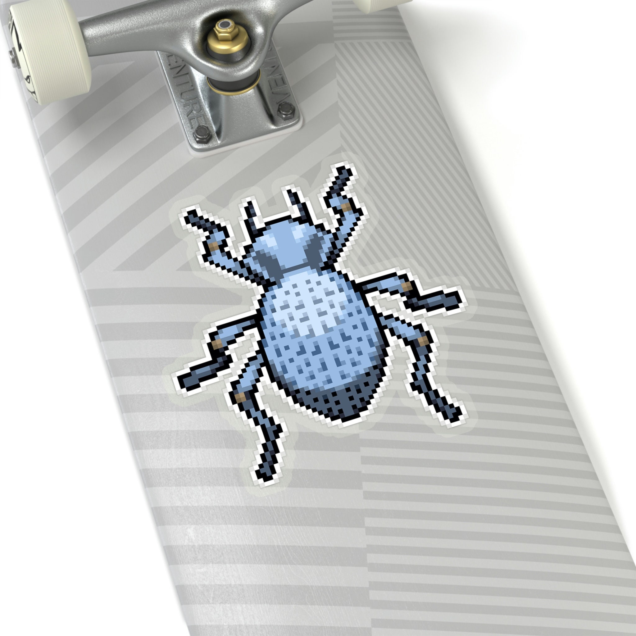 Blue Death-feigning Beetle - Kiss-cut Stickers - Etsy