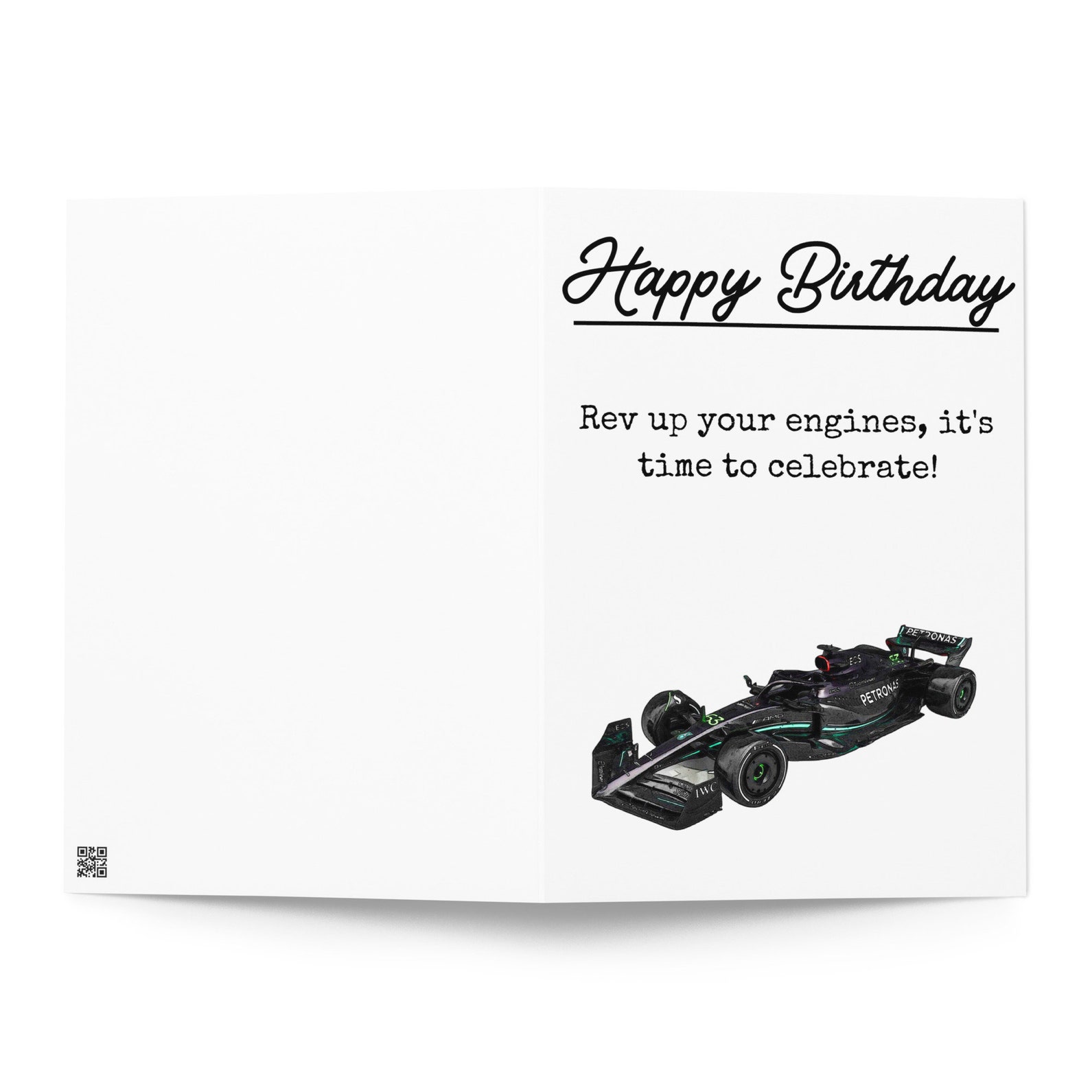 Formula One Happy Birthday Card | Gift | Mercedes F1 | Formula One ...