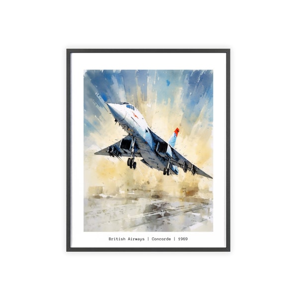 Concorde Poster - Etsy