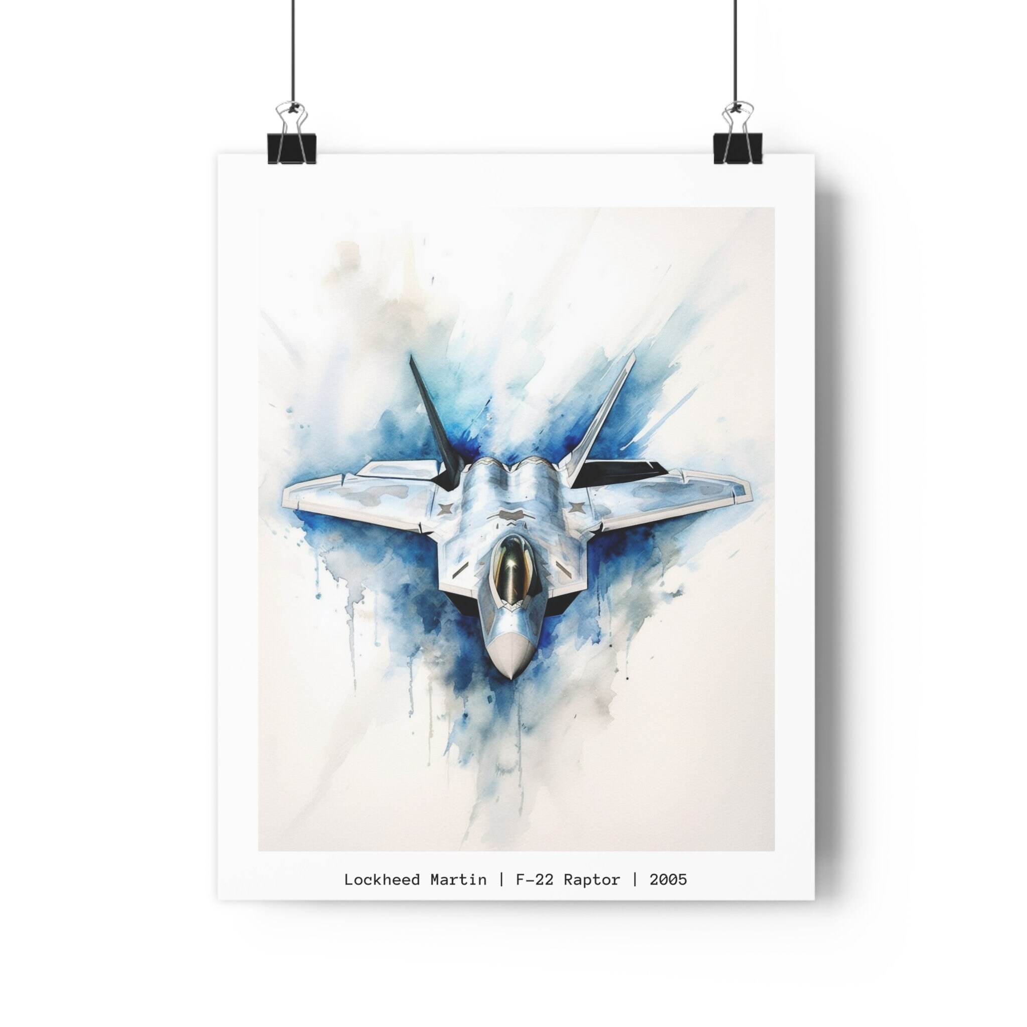 Lockheed Martin | F-22 Raptor | 2005 | Jets | Jet Art | Art | Gift ...