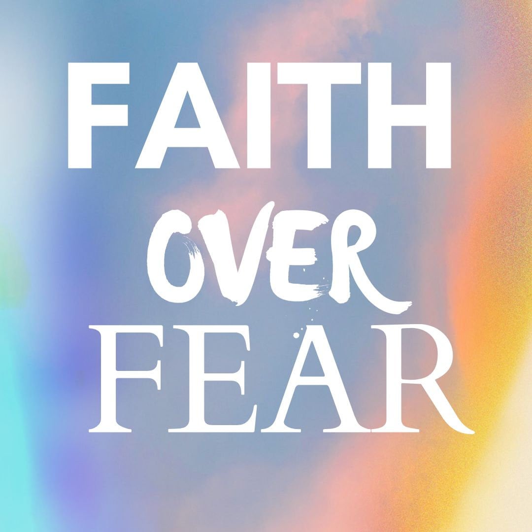 Faith Over Fear Printable - Etsy