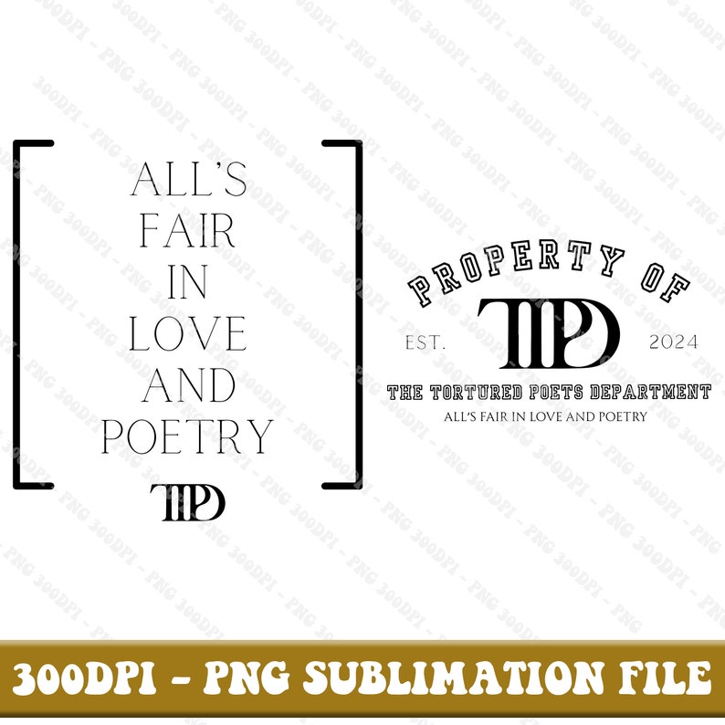 Alls Fair in Love and Poetry Png, the Tortured Poets Department Png ...