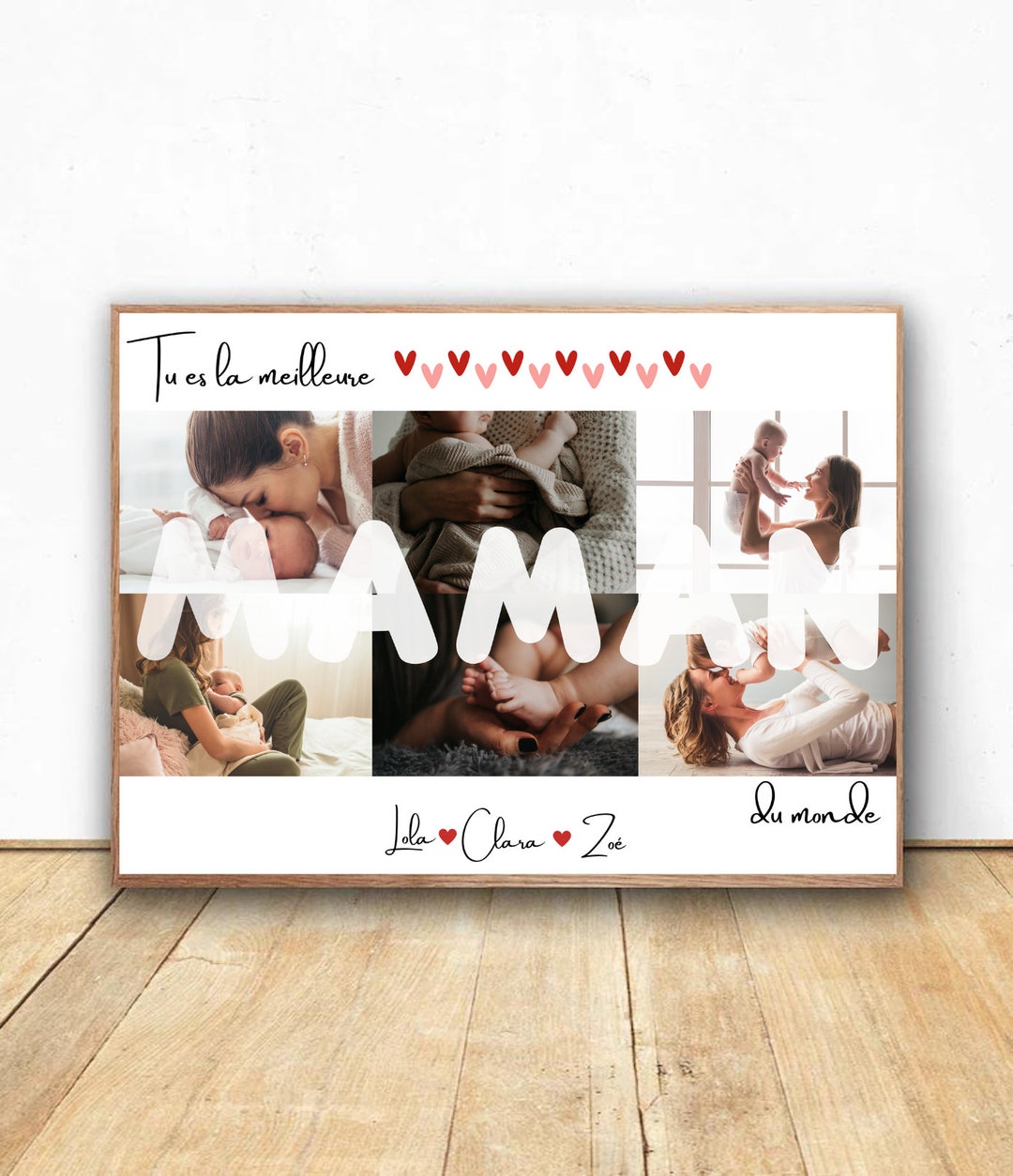 Personalized Mom Poster With Photos, Mother's Day Gift, Gift for Mom ...