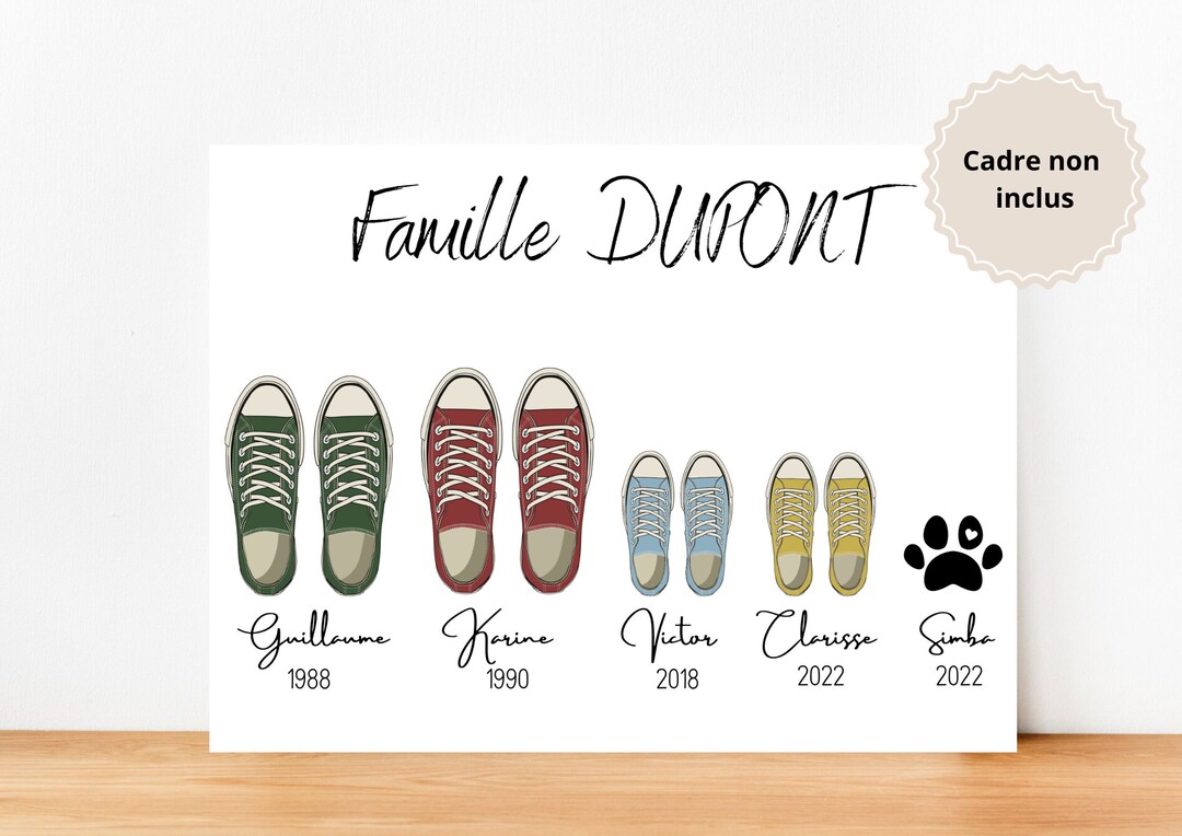 Personalized Converse Family Poster All Star Converse Basketball Poster ...