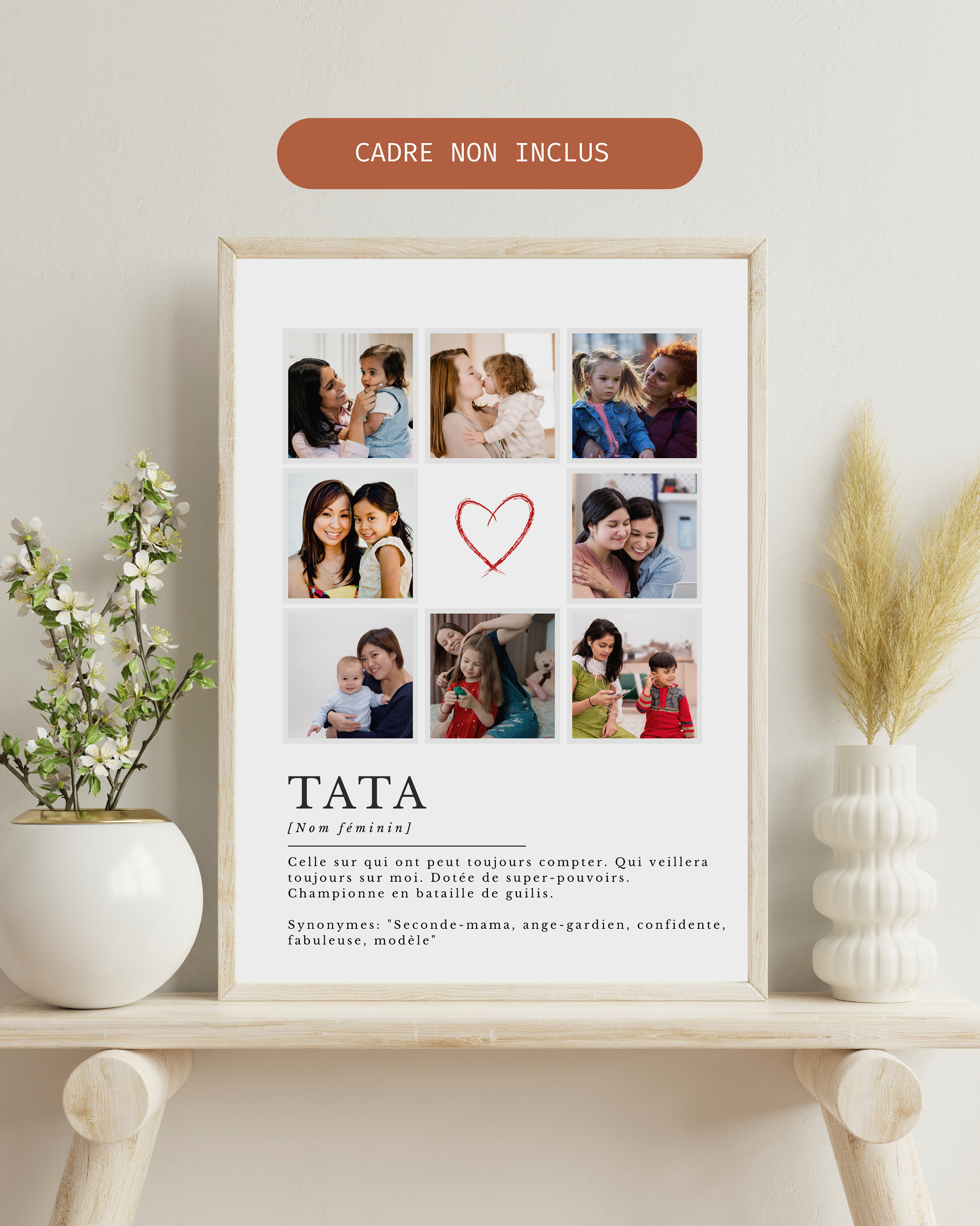 Personalized Tata Poster With Photos, Tata Gift, Auntie, Tata ...