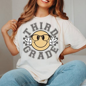 Third Grade Teacher Shirt, Teacher Shirts, Back to School Shirt, Gift ...