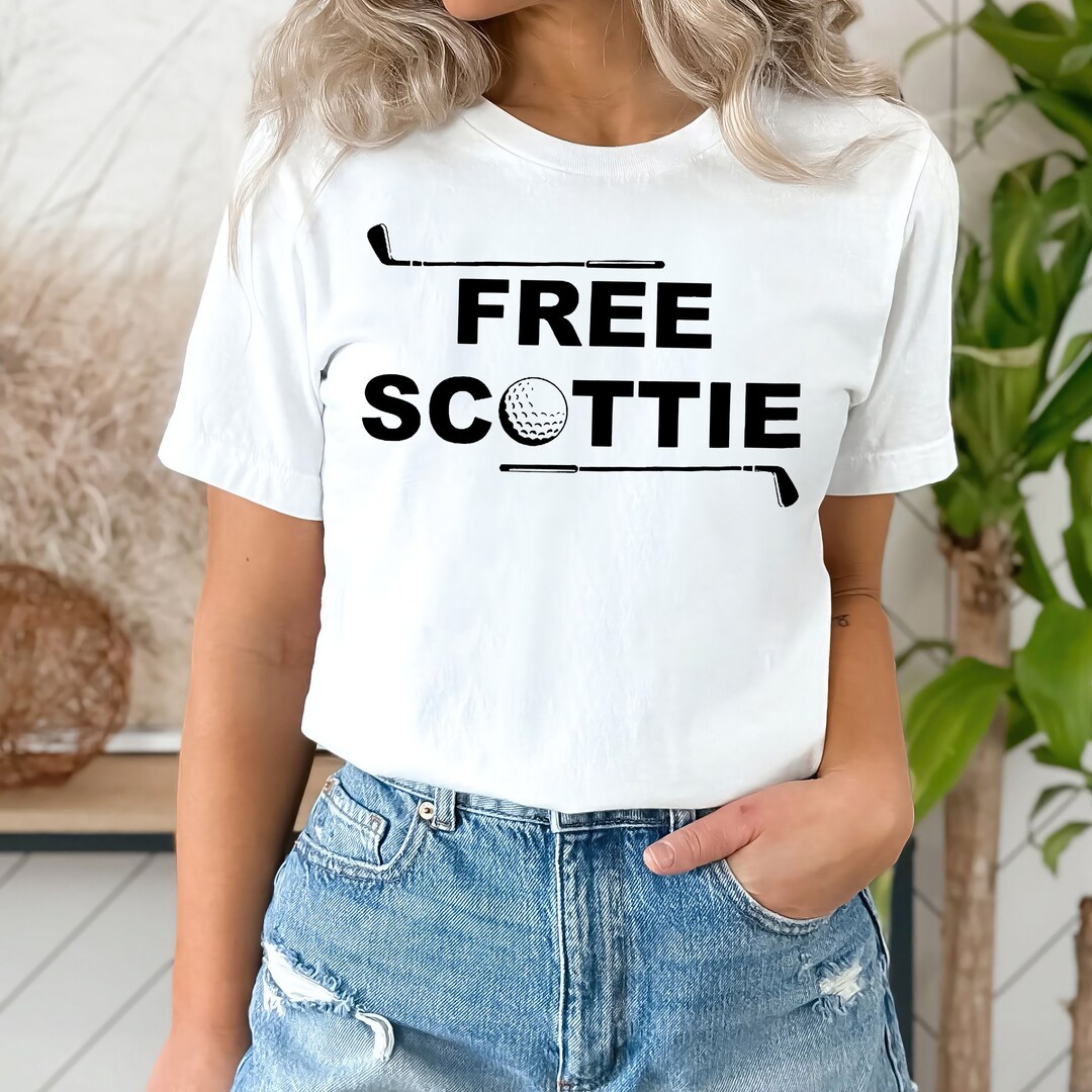Free Scottie Shirt, Scottie Scheffler Mugshot T-shirt, Funny Golf Shirt ...