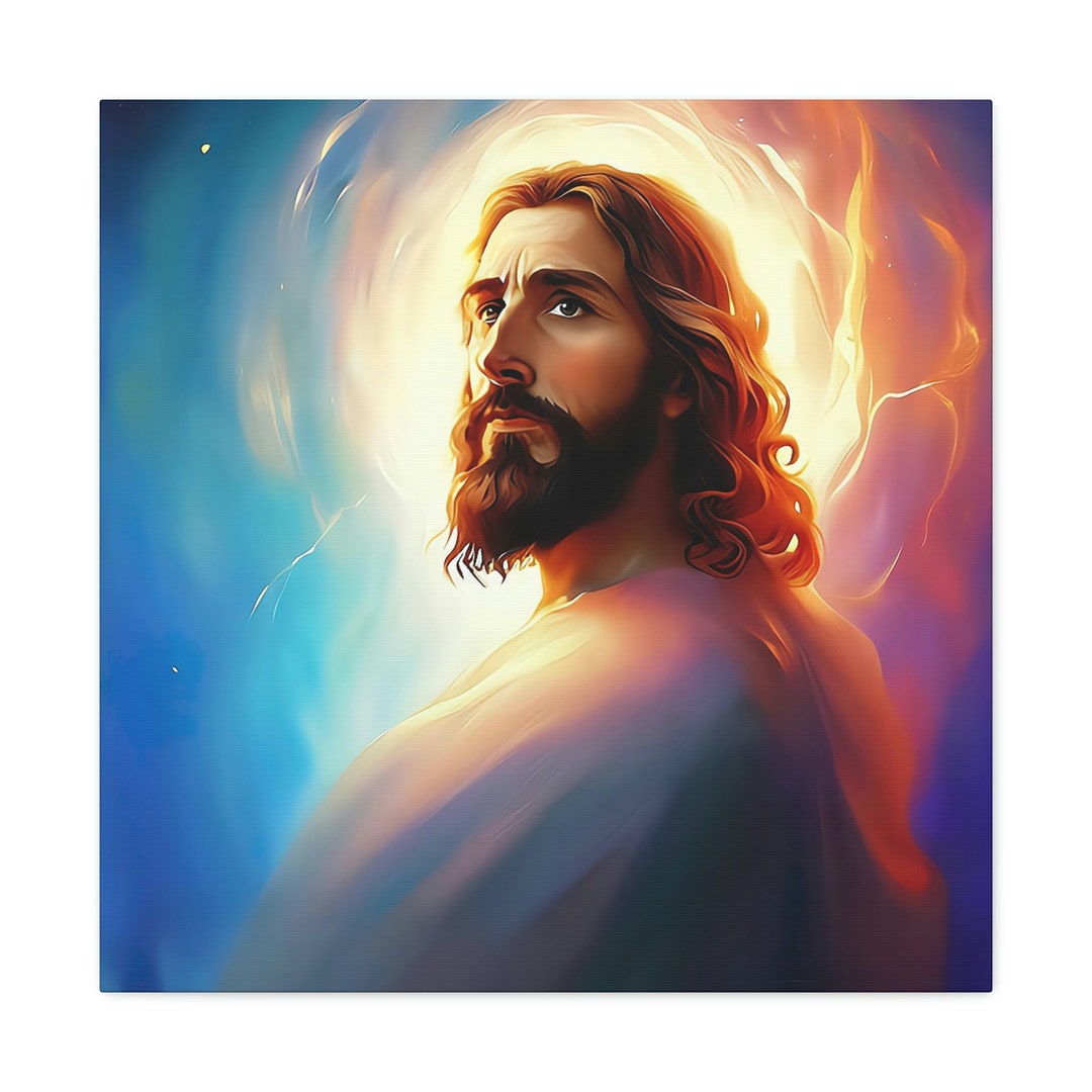 Jesus Christ Art - Canvas - LDS Art - Christian Art - the Son - Etsy