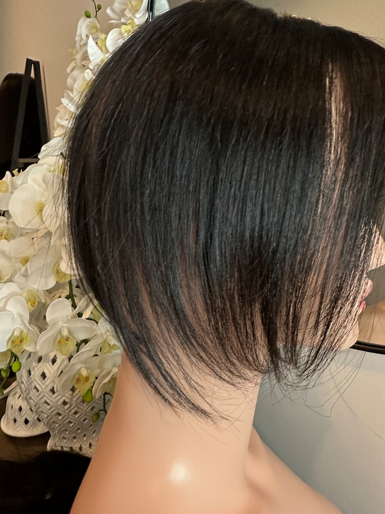 Lavia, Silk Based Mini Hair Topper Plus, Real Human Hair, Best for Hair ...