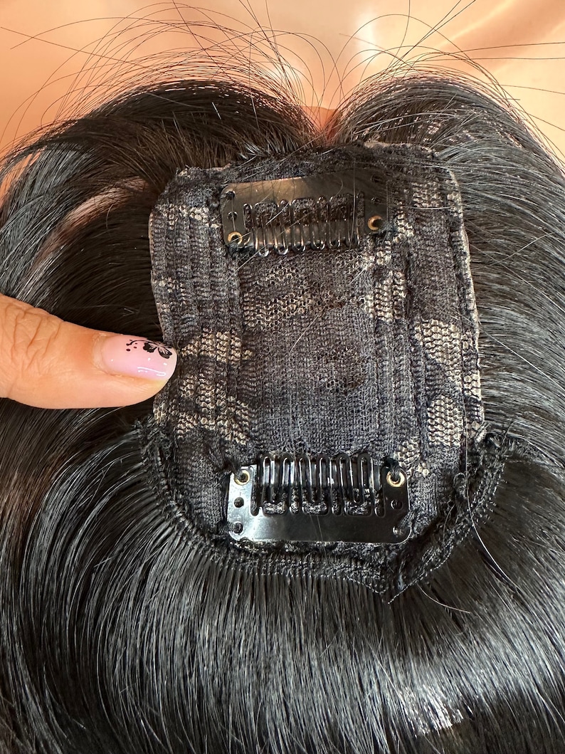 Lavia, Silk Based Mini Hair Topper Plus, Real Human Hair, Best for Hair ...