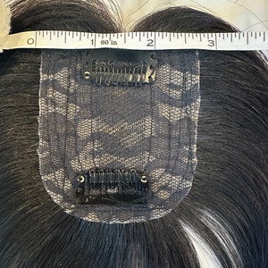 Lavia, Handmade Silk Based Mini Hair Topper, Real Human Hair, Best for ...