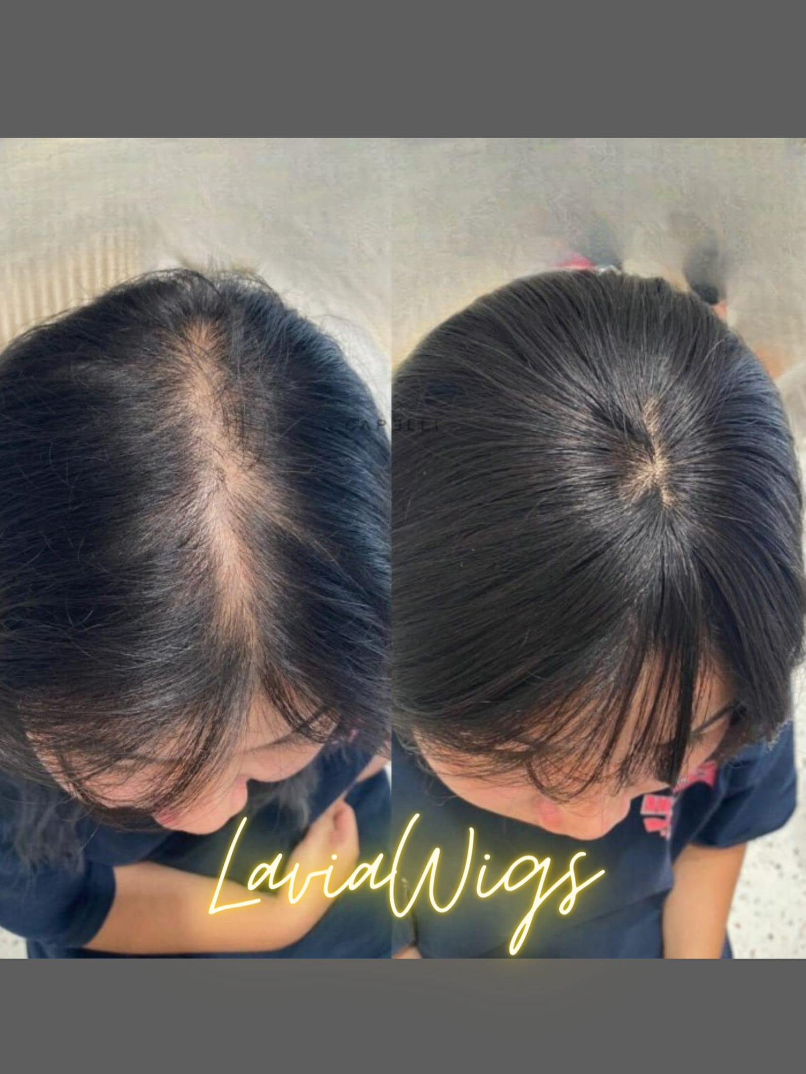 Lavia, Handmade Silk Based Mini Hair Topper, Real Human Hair, Best for ...