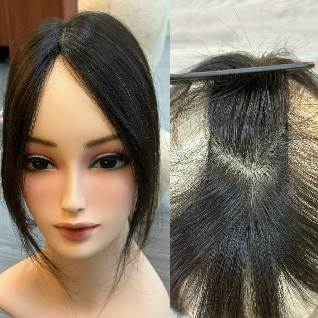 Lavia, Pico Hair Topper, Full Handtied, Real Human Hair, Best for Hair ...