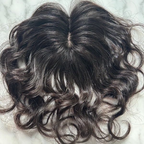 Human Hair Toppers for Black Women - Etsy