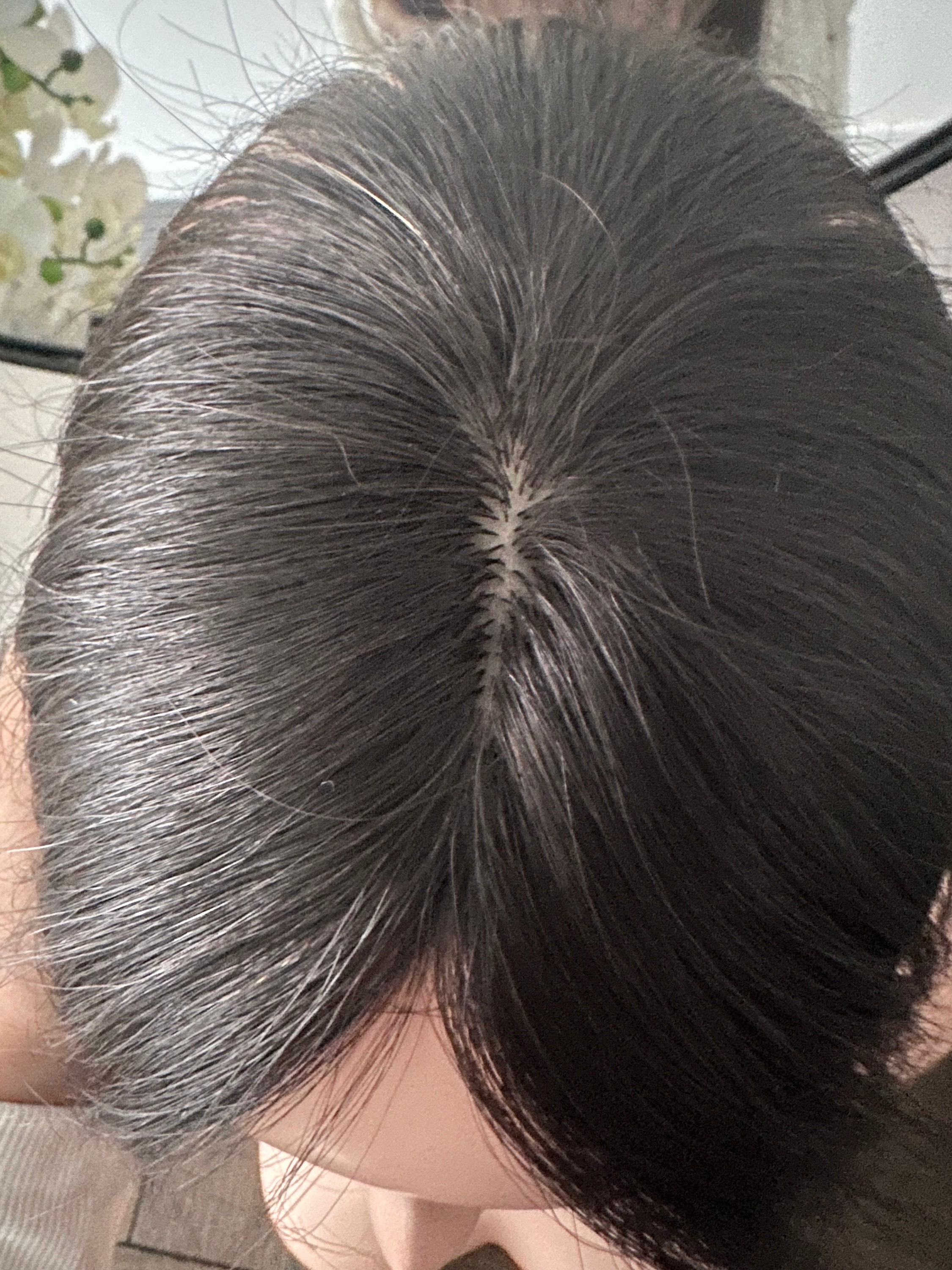 Lavia, Handmade Silk Based Mini Hair Topper, Real Human Hair, Best for ...