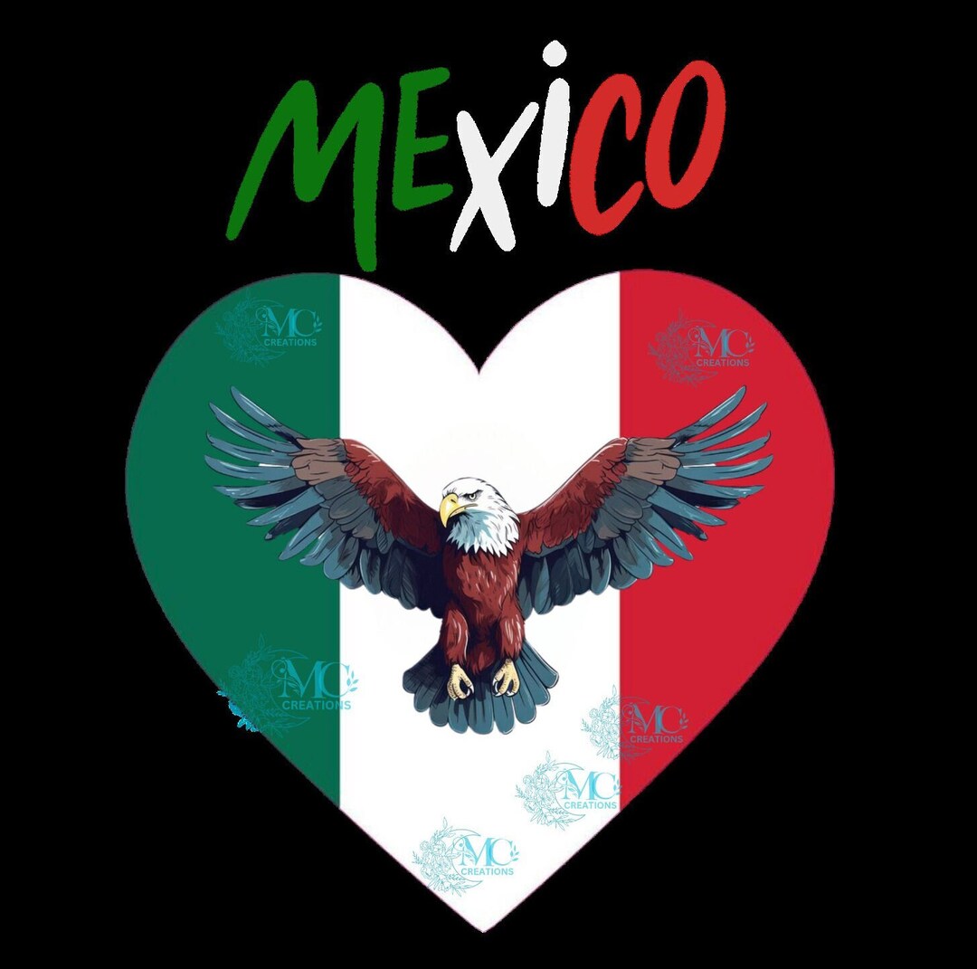Mexican Flag, Digital Design, Download Png - Etsy