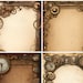 Steampunk Border Paper Collection for Invitations, Functions or Art - Etsy