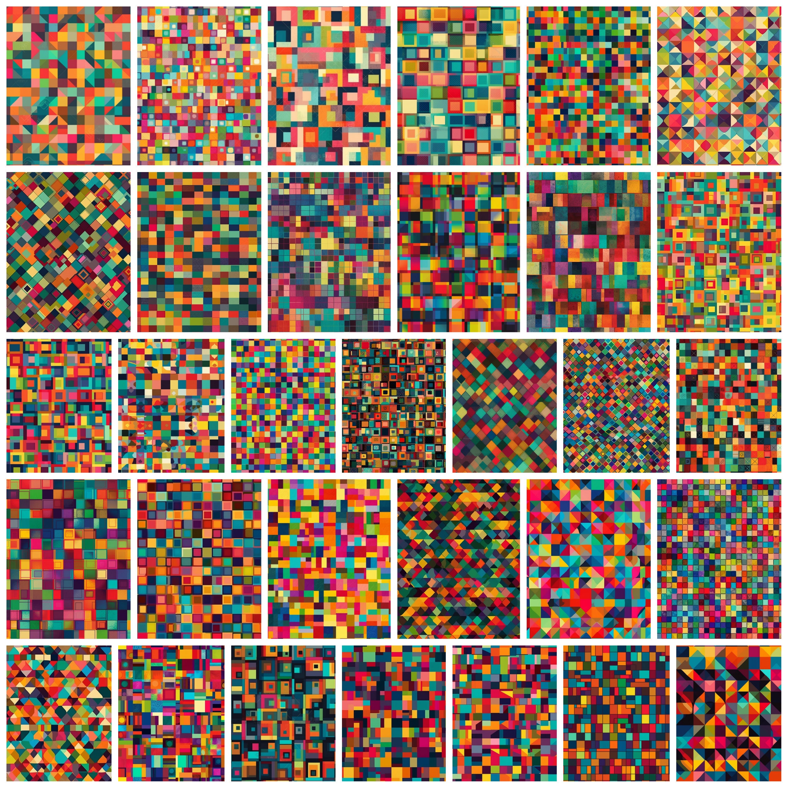 Square Seamless Tile Patterns, Shape Seamless Tiles, Square Pattern ...
