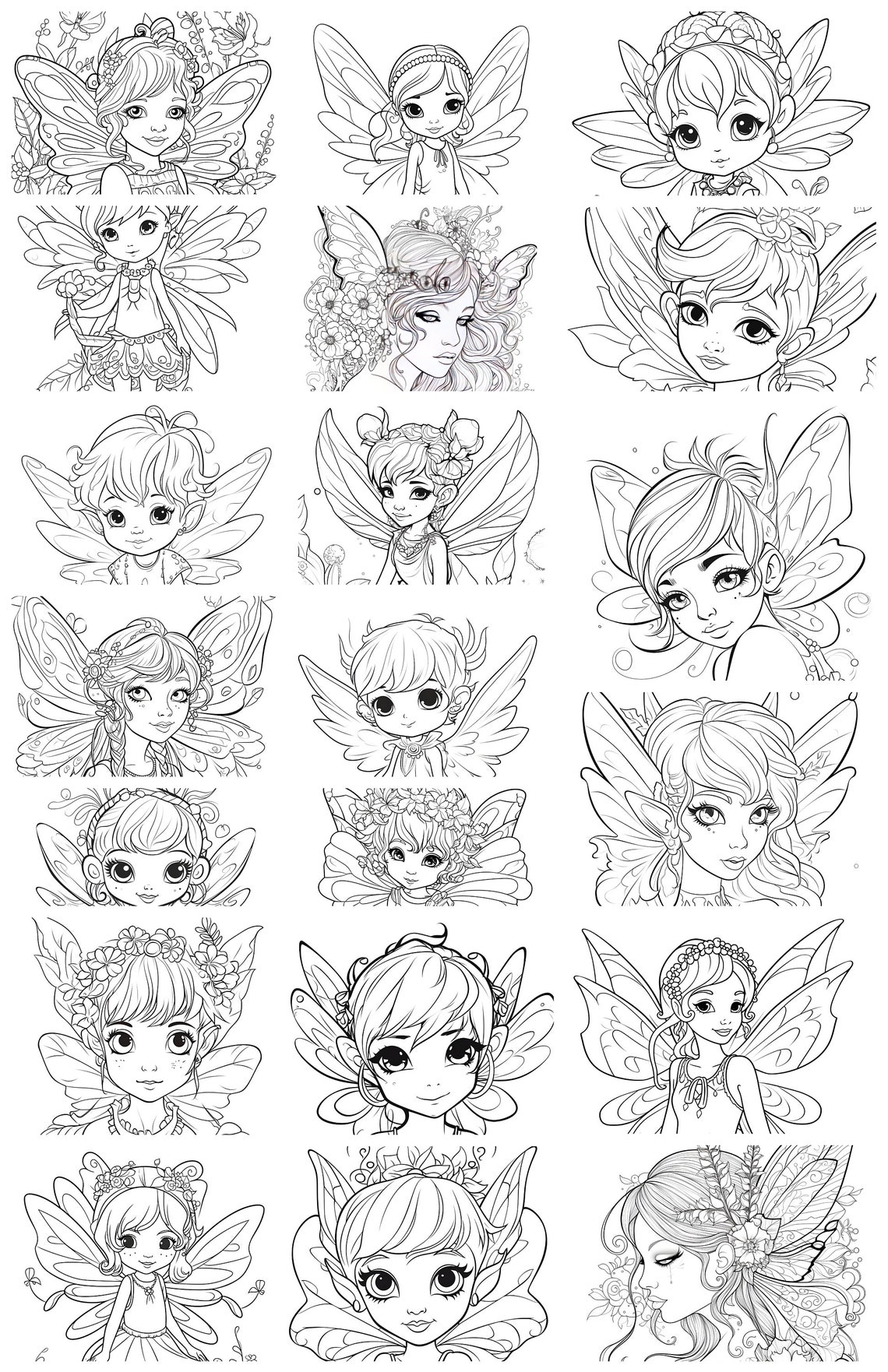 Pixie Coloring Pages, Pixie Coloring Sheets, Pixie Coloring Book ...