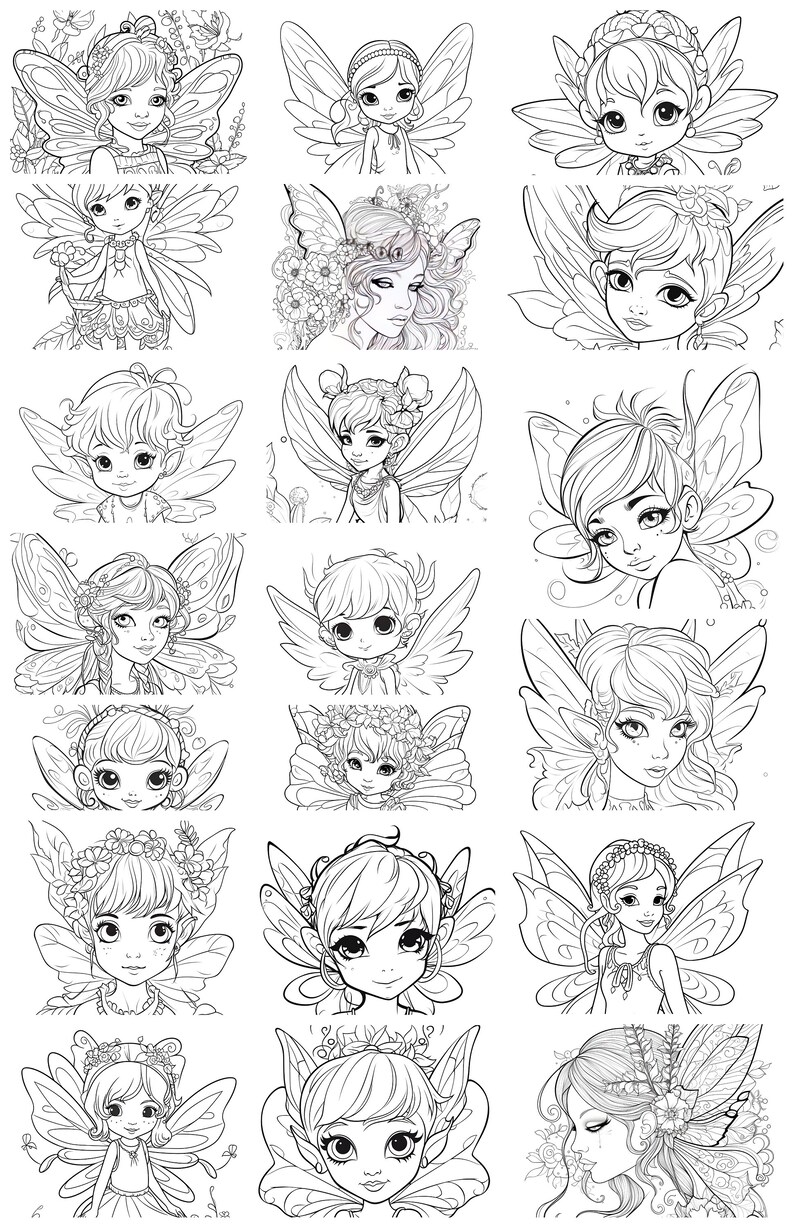 Pixie Coloring Pages, Pixie Coloring Sheets, Pixie Coloring Book ...