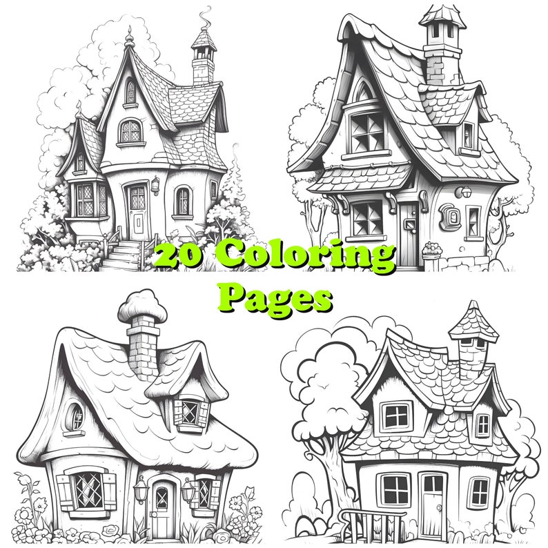 Cute Home Coloring Pages, House Coloring Sheet, Beautiful Home Coloring ...