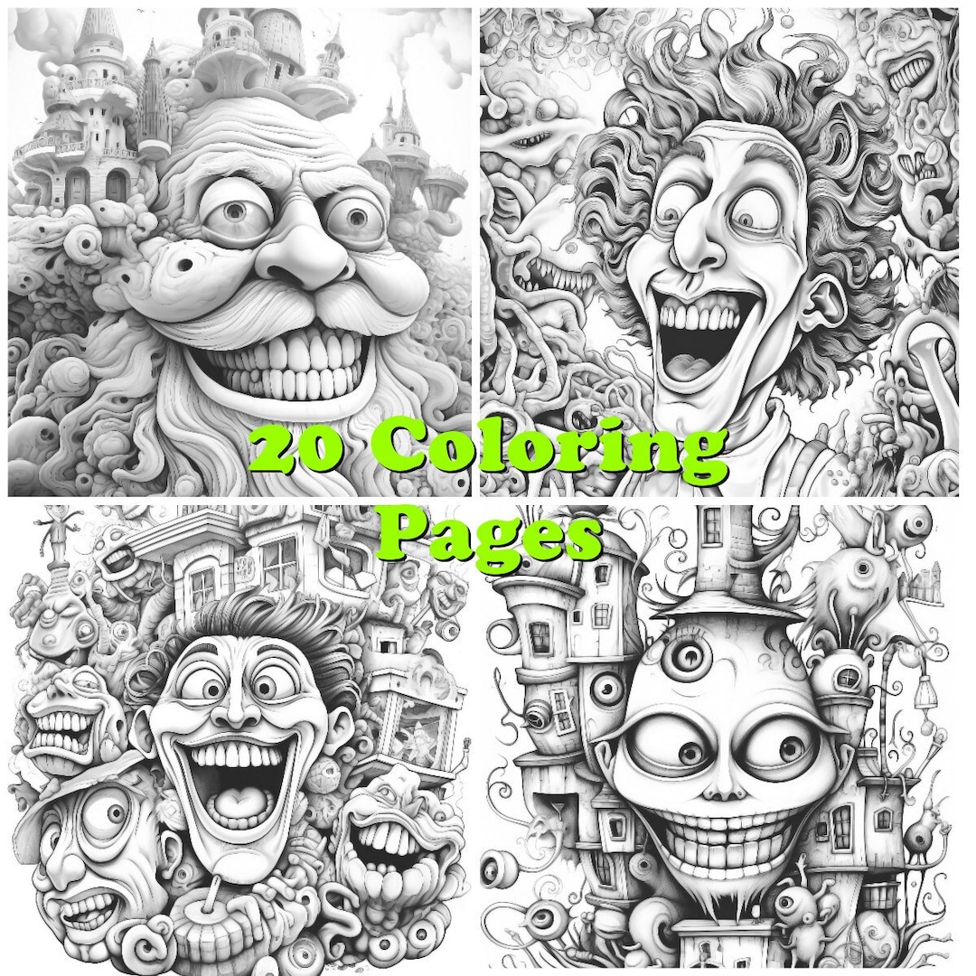 Crazy Fun Coloring Pages, Funny Colouring Sheets, Crazy Pictures ...