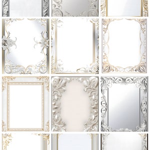 Metal Border Paper Collection for Invitations, Functions or Art, Party ...