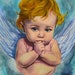 Angel Baby Coloring Pages, Angel Baby Coloring Sheets, Angel Baby ...