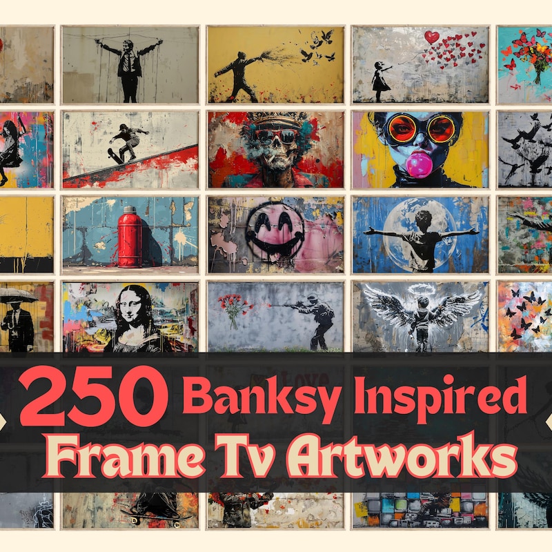 Banksy Art Wallpaper - Etsy