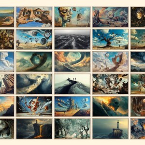 Salvador Dali Inspired Frame TV Art, Samsung Frame TV 250 Bundle ...