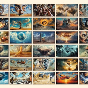 Salvador Dali Inspired Frame TV Art, Samsung Frame TV 250 Bundle ...