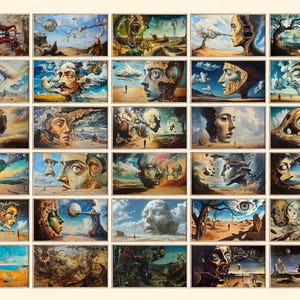 Salvador Dali Inspired Frame TV Art, Samsung Frame TV 250 Bundle ...