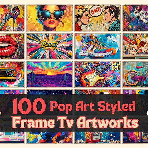 Pop Art Framed Posters - Etsy UK