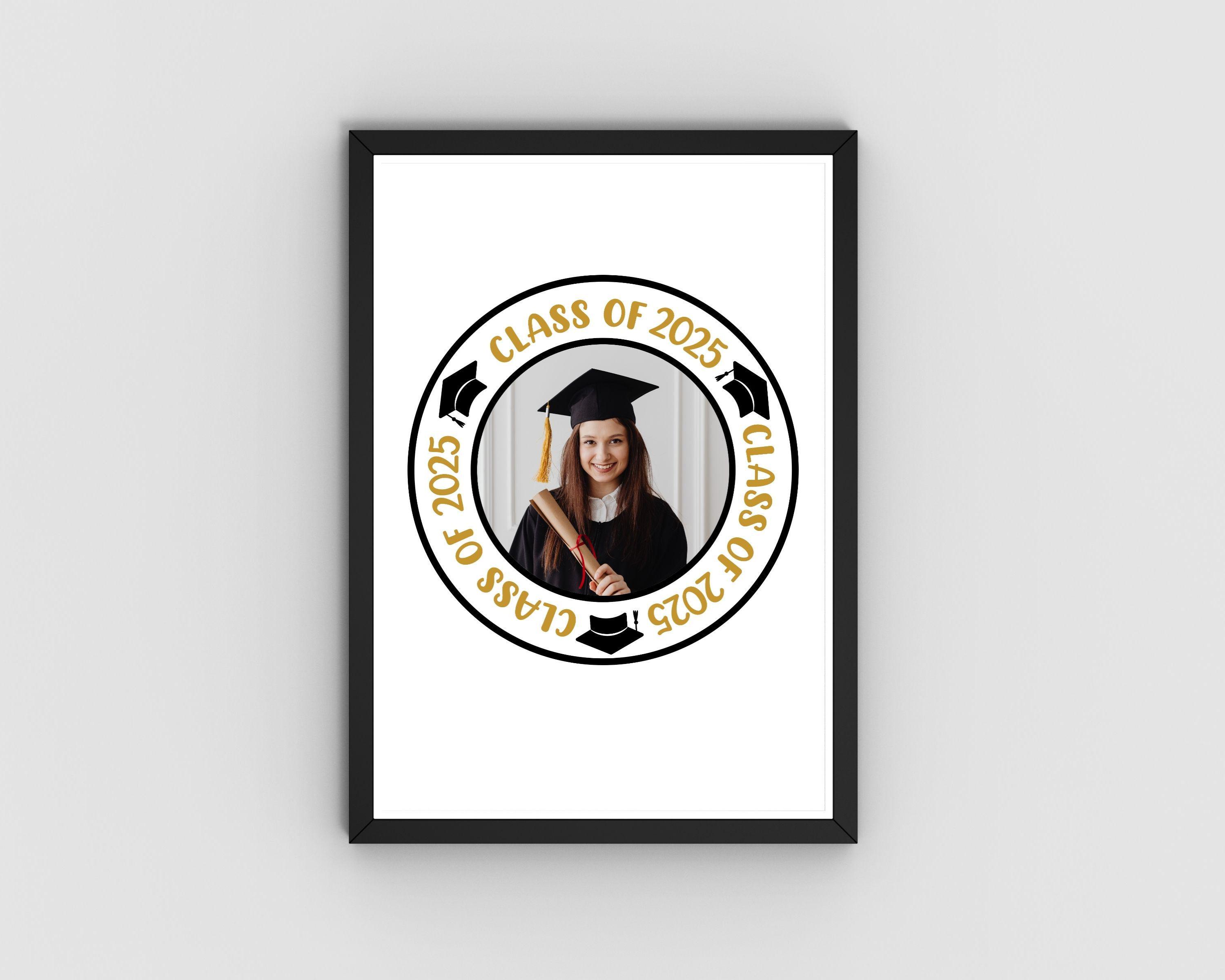 2025 Graduation Canva Frames Bundle, Class of 2025, Senior 2025 Canva ...