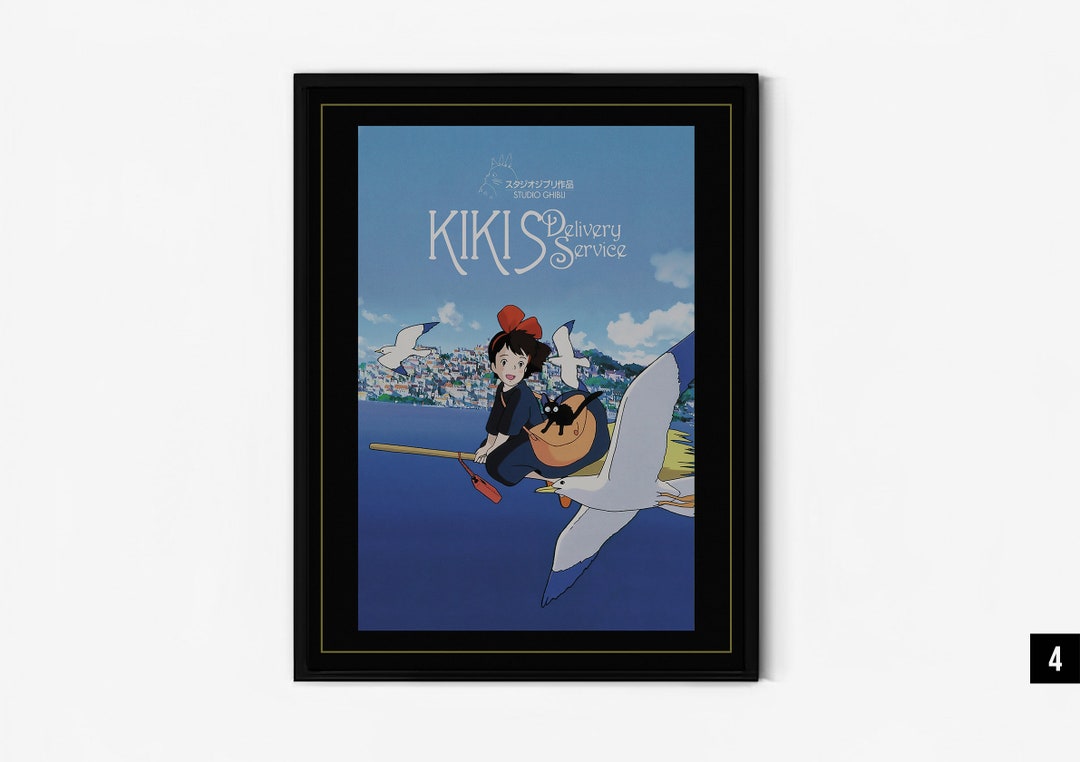 Kiki's Delivery Service by Studio Ghibli Movie Poster - Etsy