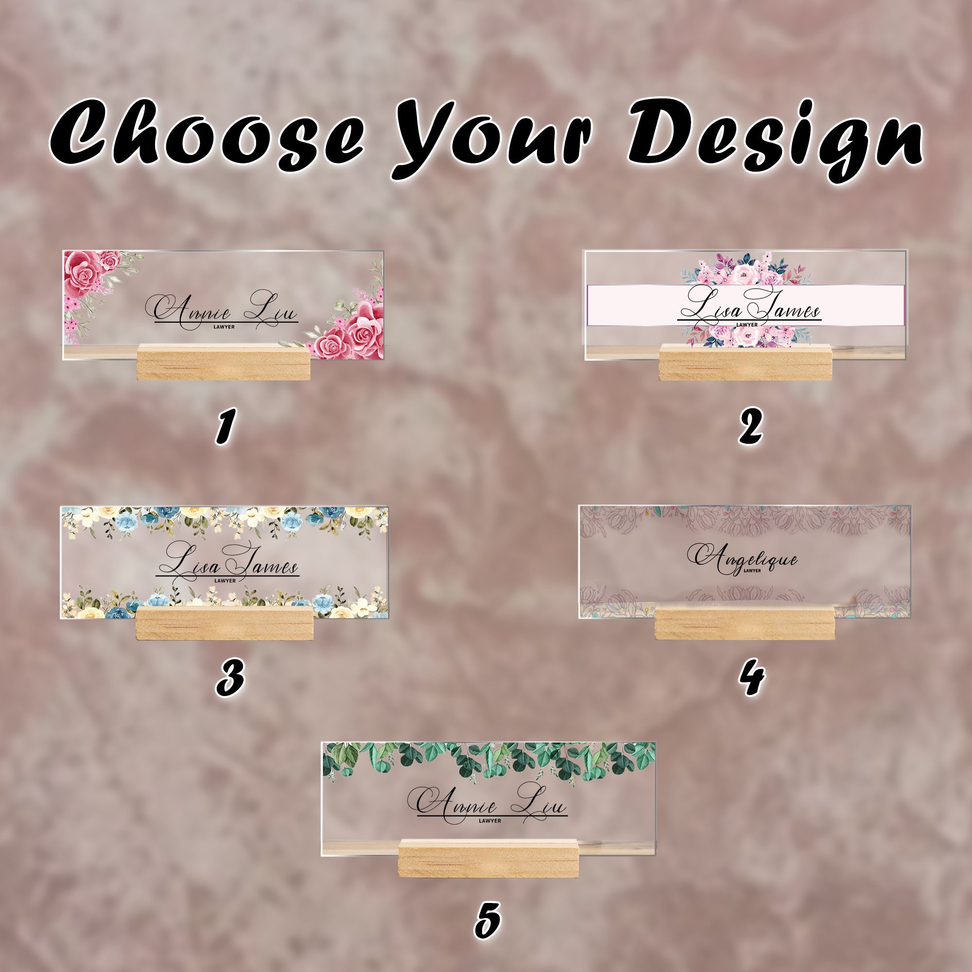 Name Plaque Name Plate for Graduation Glassacrylic - Etsy