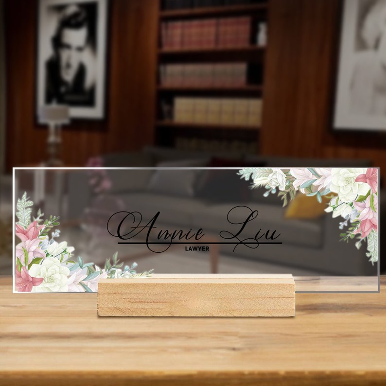 Name Plaque Name Plate for Graduation Glassacrylic - Etsy