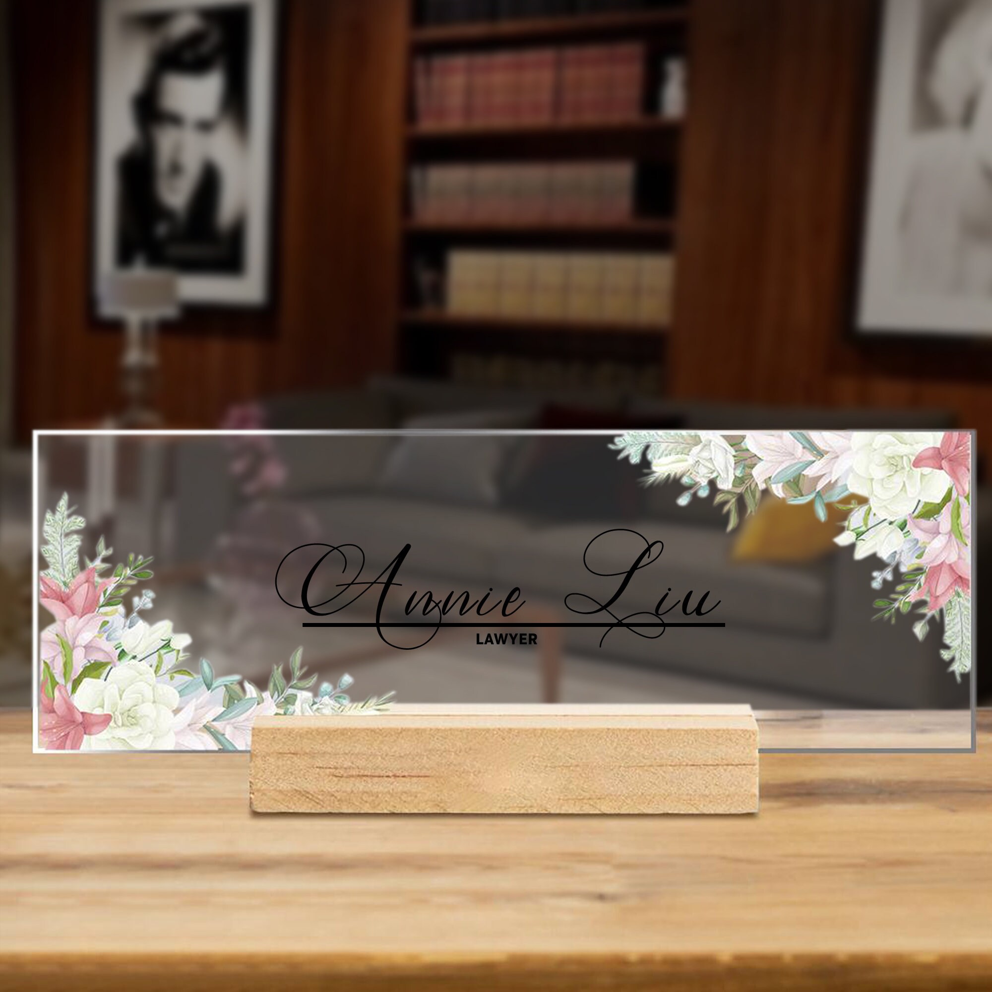 Name Plaque Name Plate for Graduation Glassacrylic - Etsy