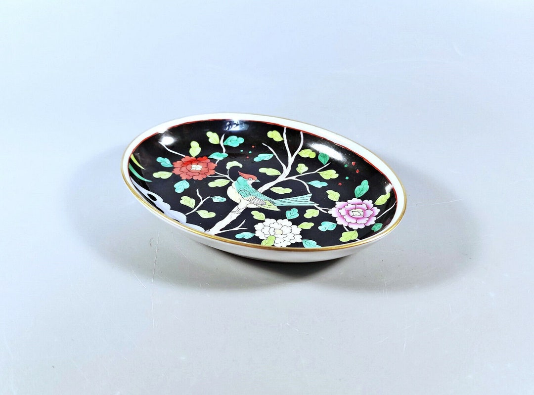 Herend, Chinese Macao MAC Ashtray 4.7, Handpainted Porcelain J083 - Etsy