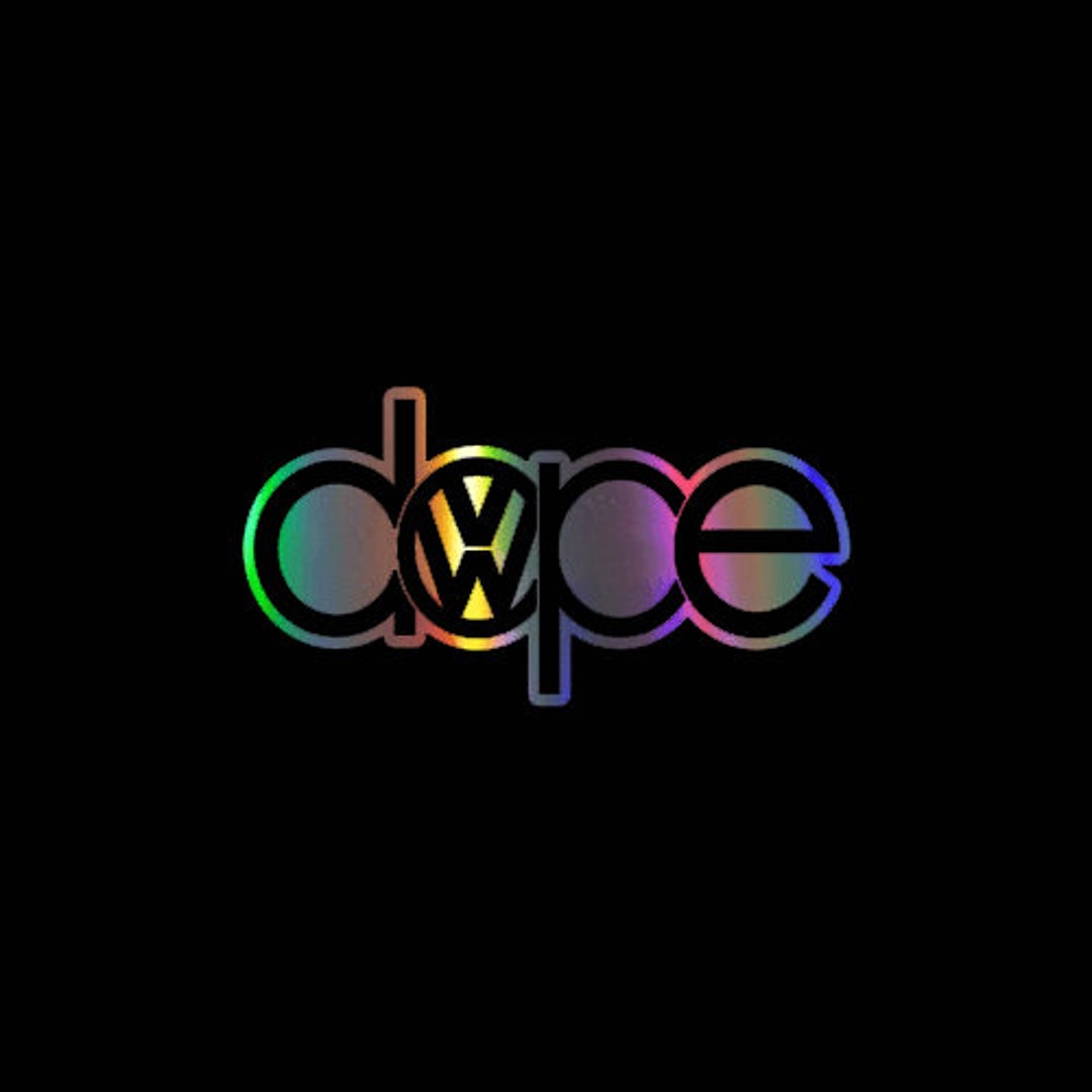 VW Dope Oil Slick Car Sticker-jdm Drift Show Car Dub Euro Stance Decal ...