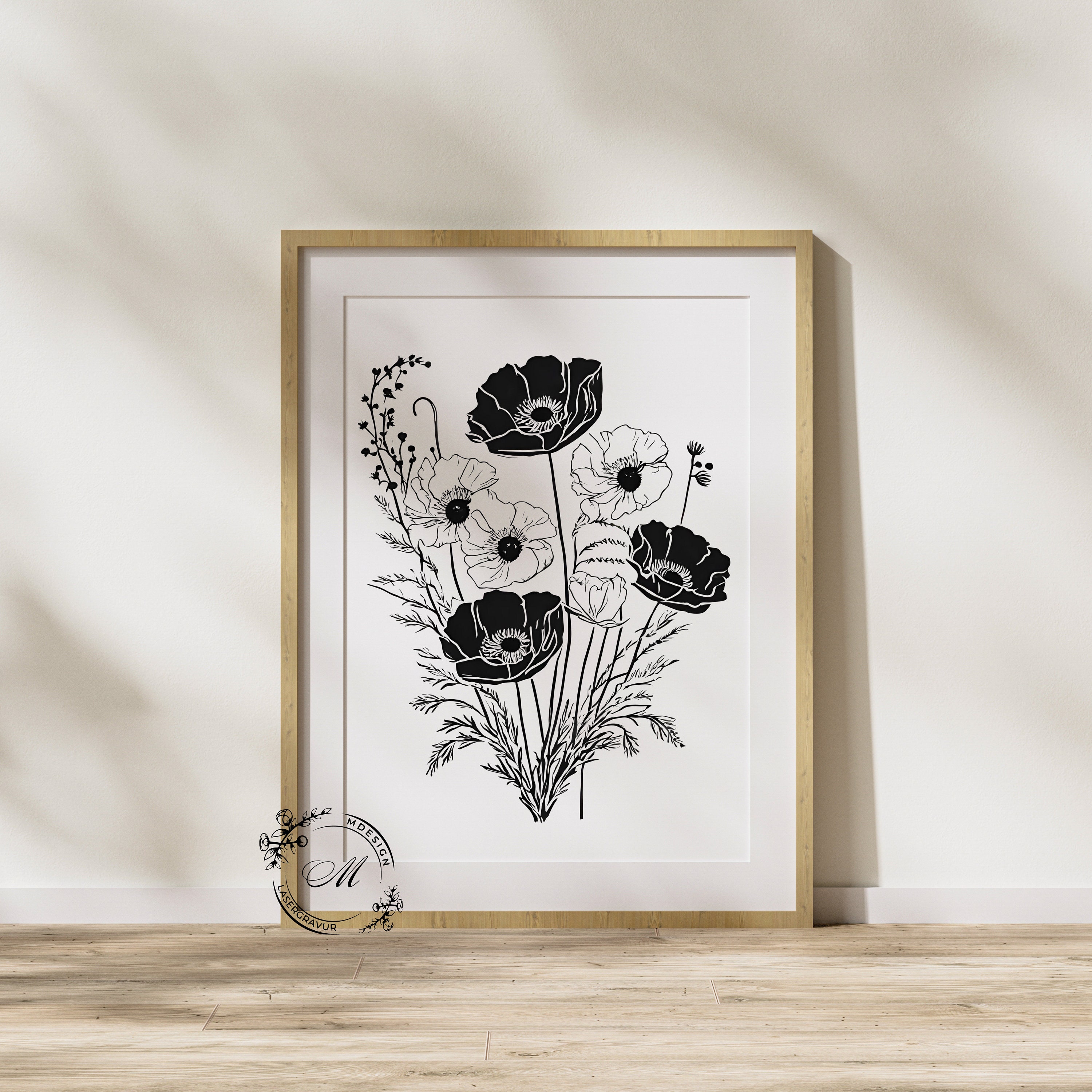 Flower SVG, Poppy SVG, Poppy Cricut, Poppy Clipart, Poppy Silhouette ...