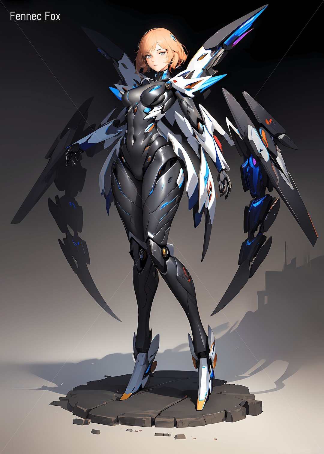 Mecha Girl Anime Art Anime Character - Etsy