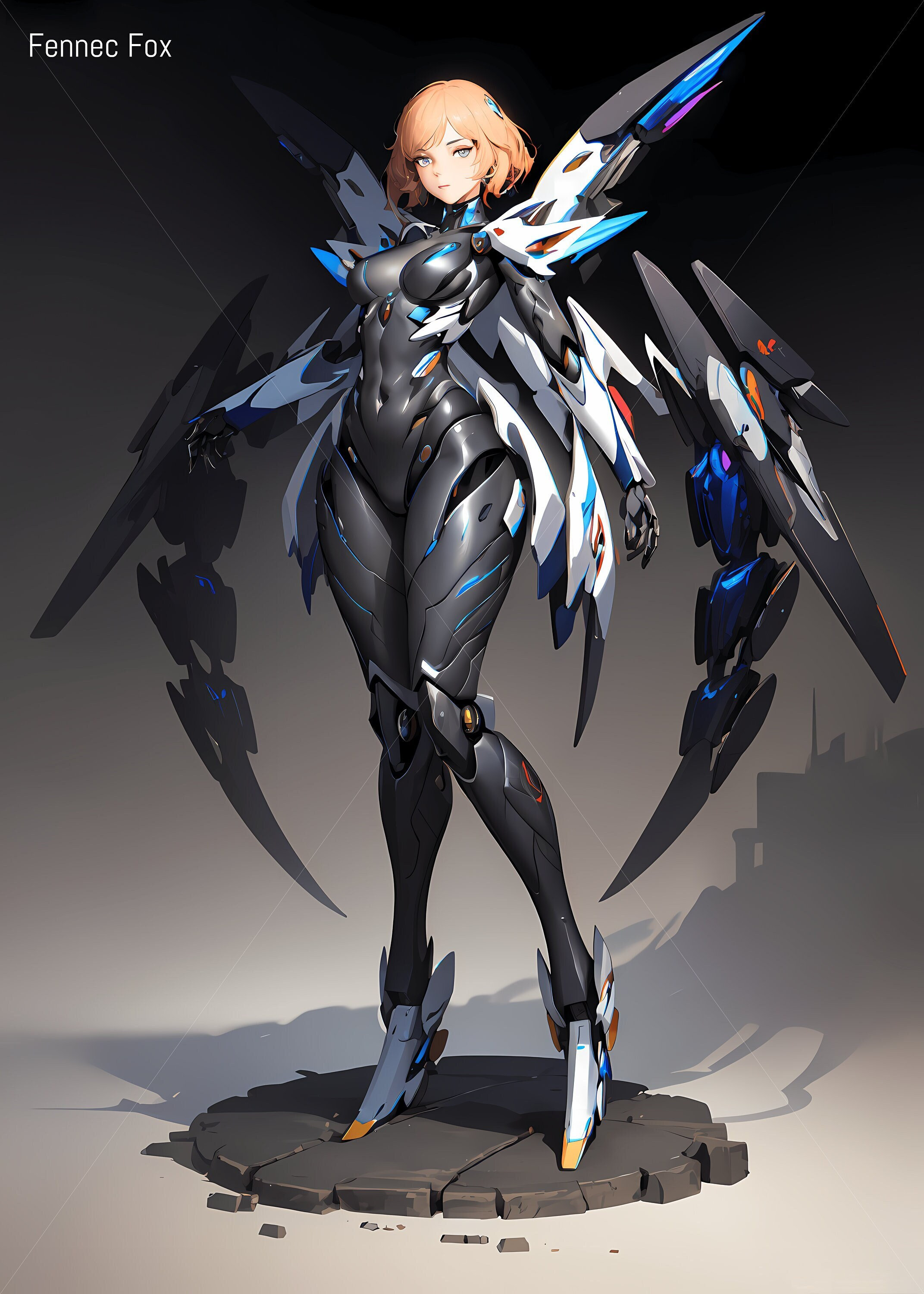 Mecha Girl Anime Art Anime Character - Etsy