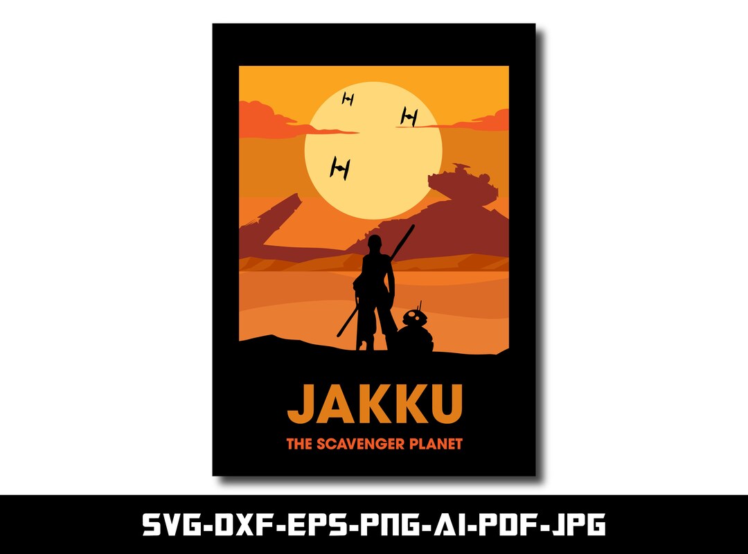 Star Wars Jakku Planet, SVG and PNG for Jakku Planet Poster, EPS, Png ...